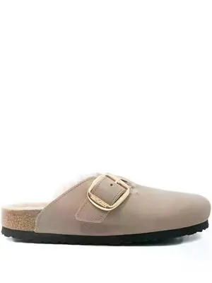 BIRKENSTOCK Boston Big Buckle Mules - Neutrals