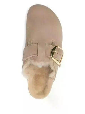 BIRKENSTOCK Boston Big Buckle Mules - Neutrals