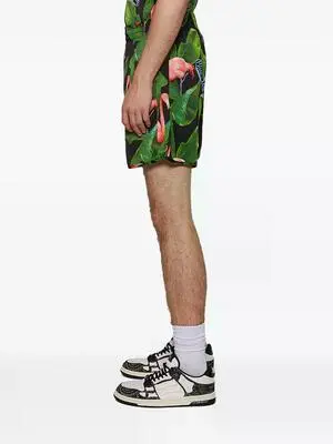 BLUE SKY INN Flamingo Print Shorts
