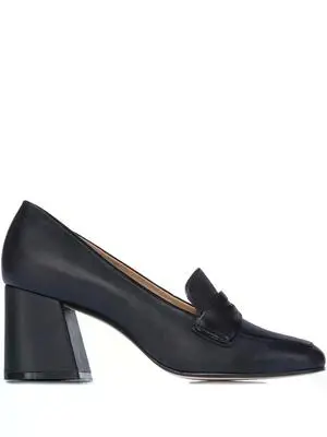 Bernardo 60mm Block-heel Leather Pumps