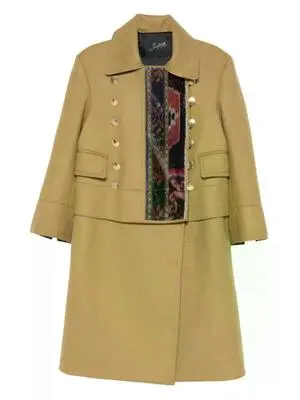 Seafarer Paneled Buttoned Coat