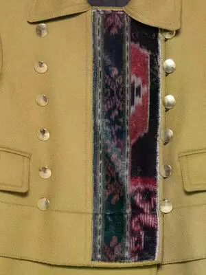 Seafarer Paneled Buttoned Coat