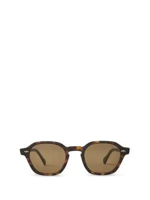 MR. LEIGHT Tortoiseshell Sunglasses - Hickory Tortoise-white Gold