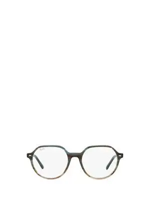 Ray-ban Ray-Ban Rounded Eyeglasses Striped Blue & Green
