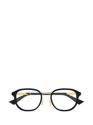 Bottega Veneta Rounded Eyeglasses - Black