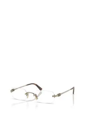 Miu Miu Eyeglasses Rectangle - Old Gold