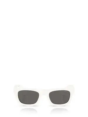 Prada Rectangle Sunglasses - White