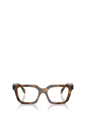 Prada Square Eyeglasses Juniper Tortoise