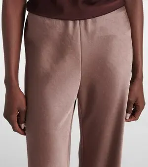 Vince High-rise Satin Straight Pants - Pink