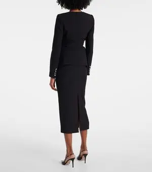 Roland Mouret Peplum Jacket - Black