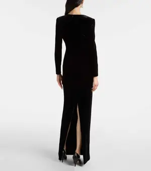 Roland Mouret Velvet Midi Skirt
