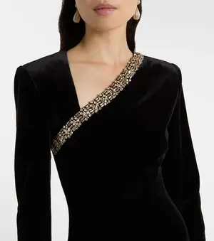 Roland Mouret Velvet Midi Skirt