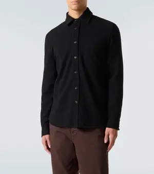 Brunello Cucinelli Wool, Cashmere, And Silk Polo Sweater