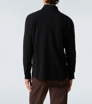 Brunello Cucinelli Wool, Cashmere, And Silk Polo Sweater