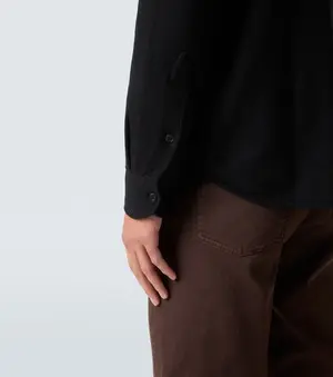 Brunello Cucinelli Wool, Cashmere, And Silk Polo Sweater