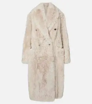 Brunello Cucinelli Double-breasted Shearling Coat