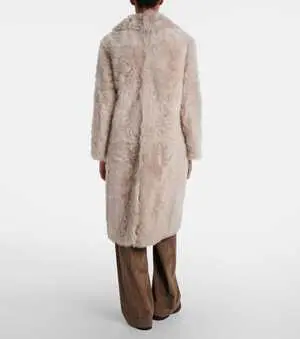 Brunello Cucinelli Double-breasted Shearling Coat