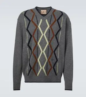 Plan C Drop Shoulder Sweaters For Men
