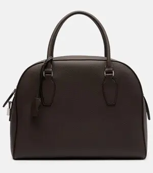 THE ROW India Leather Tote Bag - Brown