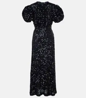 ROTATE BY BIRGER CHRISTENSEN Sequined Cocktail Dress