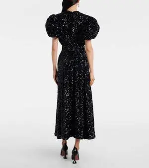 ROTATE BY BIRGER CHRISTENSEN Sequined Cocktail Dress
