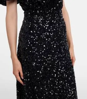 ROTATE BY BIRGER CHRISTENSEN Sequined Cocktail Dress