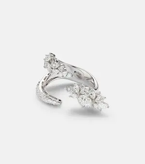 Yeprem Y-not 18k White Gold Ring With Diamonds - Silver