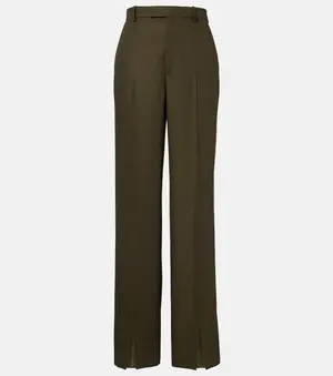 Gucci Wide-leg Wool And Mohair Trousers