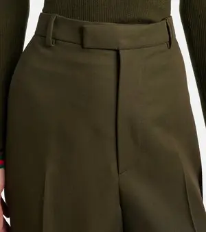 Gucci Wide-leg Wool And Mohair Trousers