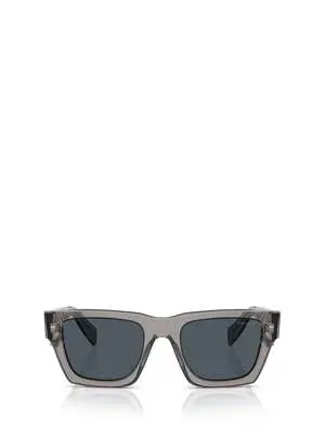 Prada Prada Eyewear Square Frame Sunglasses - Transparent Dark Grey