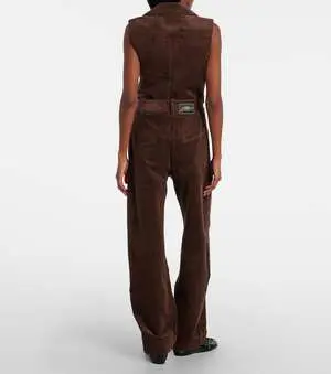 GANNI Cotton Corduroy Cargo Trousers