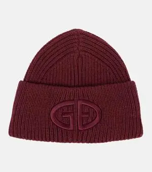 Goldbergh Valerie Ribbed-knit Beanie - Burgundy