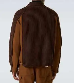 Sacai X Carhartt Wool-blend Jacket