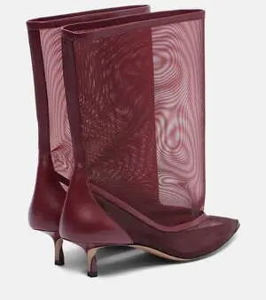 Jacquemus Tourni Mesh Ankle Boots