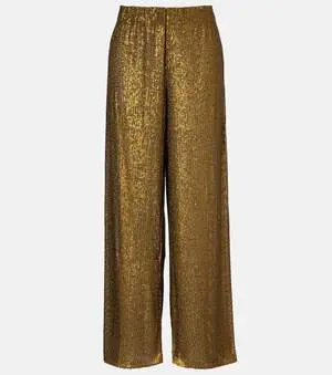 Gold Sequin Leggings