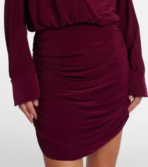 Norma Kamali Ruched Mini Dress