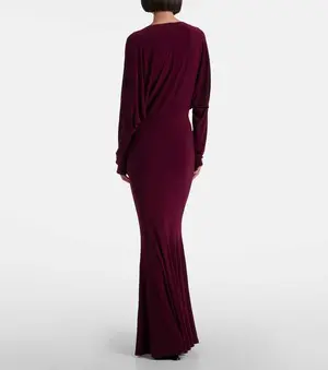 Norma Kamali Flared Gown