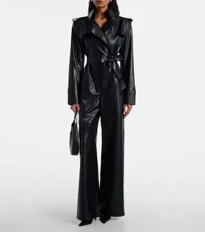 Norma Kamali Belted Jumpsuit