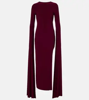 Norma Kamali Side-slit Gown