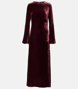 Remain Birger Christensen Velvet Maxi Dress