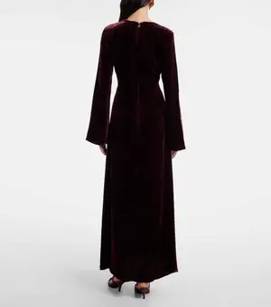 Remain Birger Christensen Velvet Maxi Dress