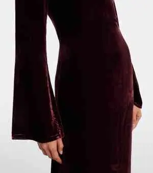 Remain Birger Christensen Velvet Maxi Dress