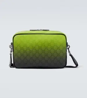 Gucci Gg Ombré Canvas Crossbody Bag - Green