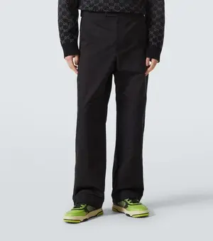 Gucci Cotton Ripstop Straight Pants