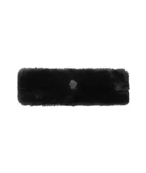 TOTEME-TOTEME Leather-Trimmed Shearling Headband