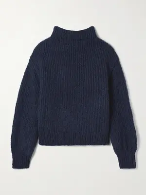 Suzie Kondi Wooli Ribbed Cashmere Sweater - Blue
