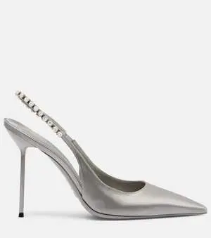 Paris Texas Lidia 105 Embellished Slingback Pumps