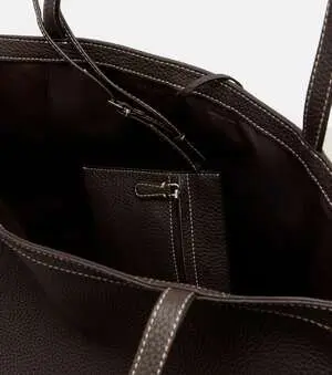 THE ROW Park Large Leather Tote Bag