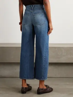 Veronica Beard Ryder High-rise Barrel-leg Jeans