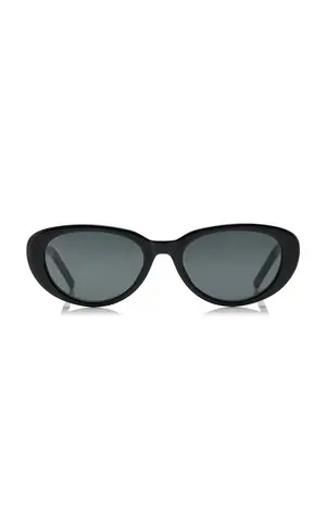 Saint Laurent Acetate Cat-eye Sunglasses - Black